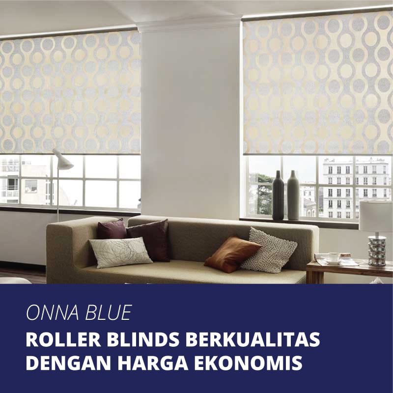 Jenis-Jenis Roller Blind Onna - Jasa Pasang Gorden