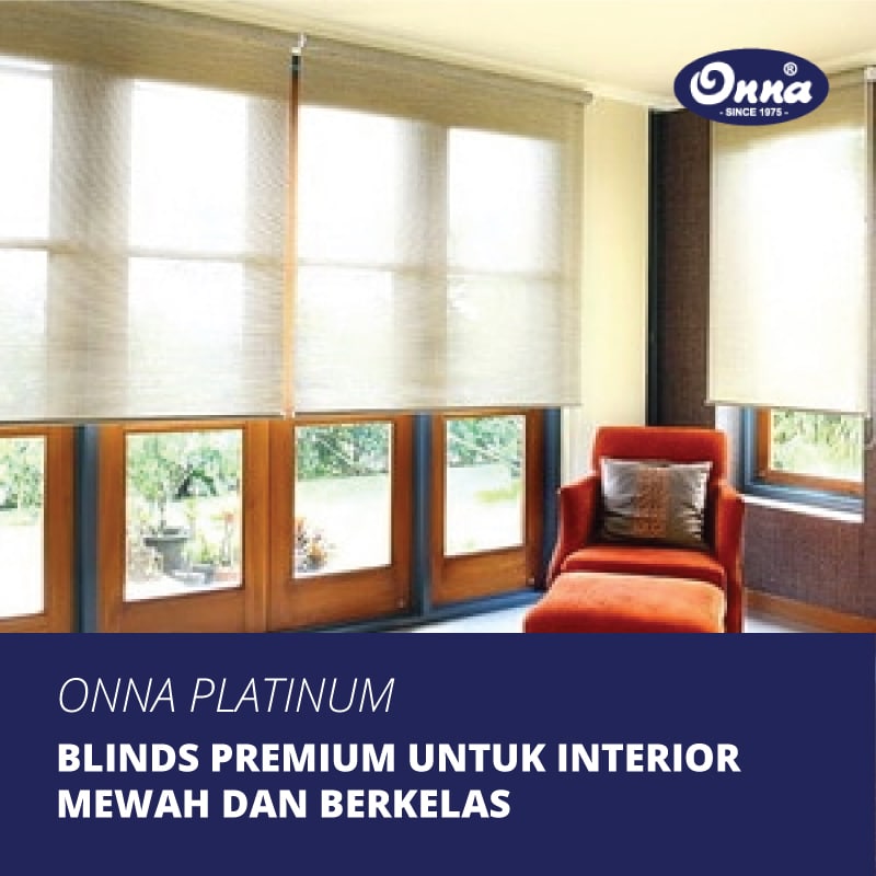Jenis-Jenis Roller Blind Onna - Jasa Pasang Gorden
